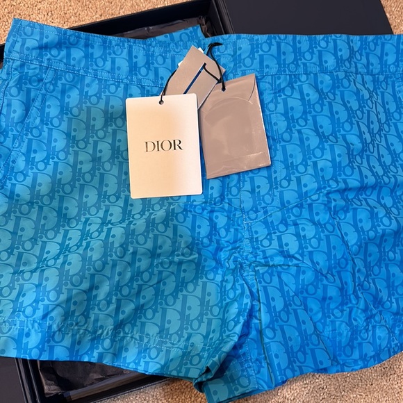 Dior | Swim | Authentic Dior Oblique Short Swim Shorts Turquoise ...